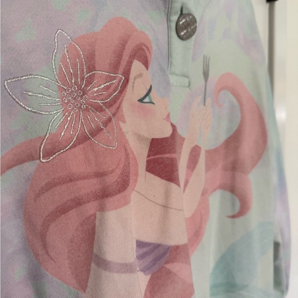 Disney | Tops | Disney Little Mermaid Ariel Buttonup Top | Poshmark